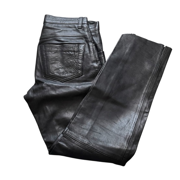 Echtes Leder | Pants | Echtes Leder Vintage German Black Leather Pants ...